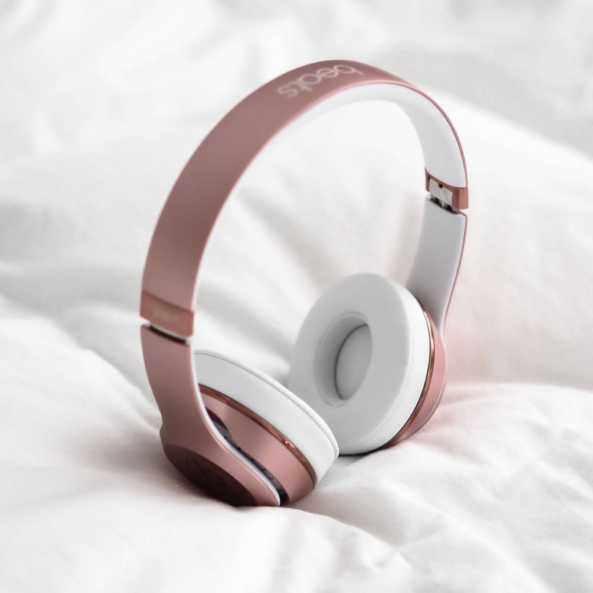 Rose gold headphones Dance Central